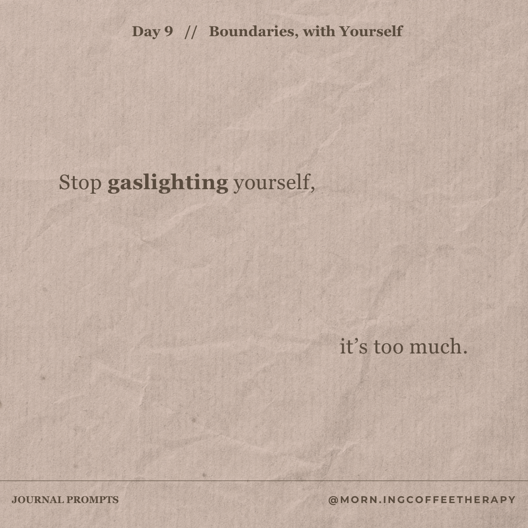 Self-Evaluation, 1 – Mental Health & Journaling